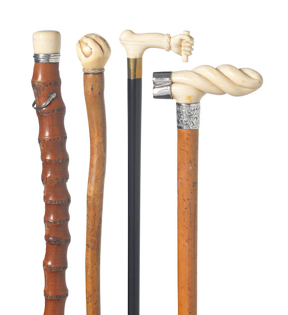 Bonhams A Late 19thearly 20th Century Ivory And Silver Mounted