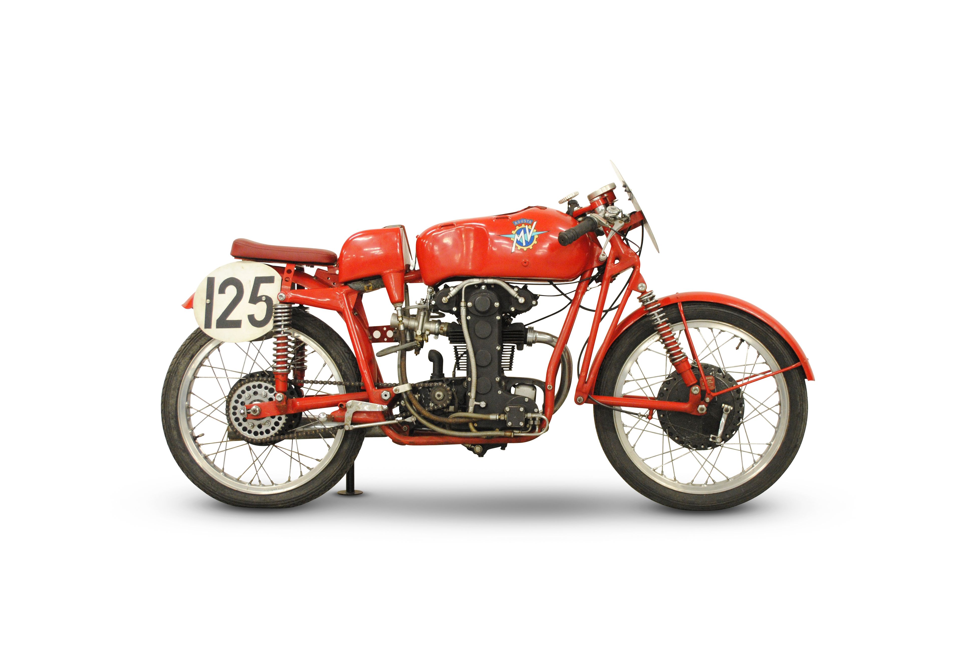 Bonhams Cars : 1954 MV Agusta 123.5cc Bialbero Racing Motorcycle Frame ...
