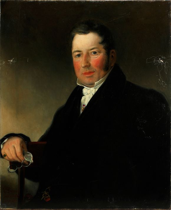 Bonhams : Edmond Thomas Parris (British, 1793-1873) Portrait of a lady ...