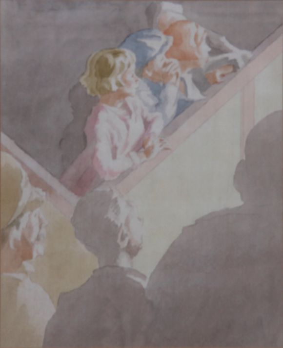 Bonhams : Thérèse Lessore (French, 1884-1945) Young Children at the Circus