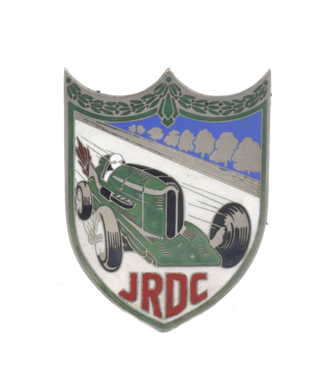 Bonhams Cars : A Junior Racing Drivers' Club enamel badge, 1920s,