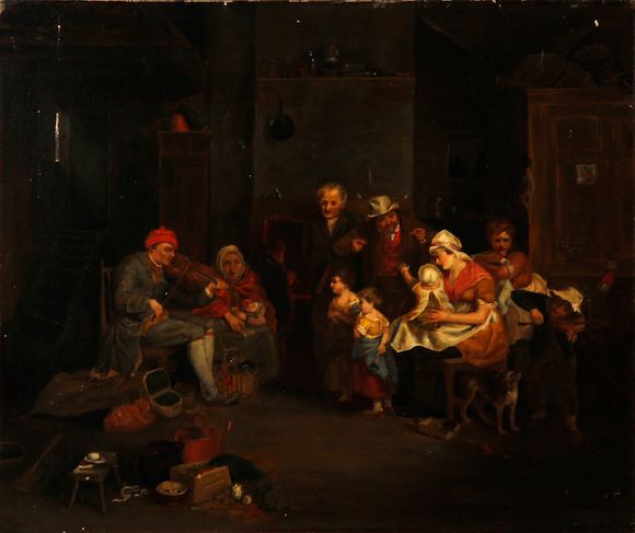 Bonhams : After Sir David Wilkie, RA, 19th Century The Blind Fiddler
