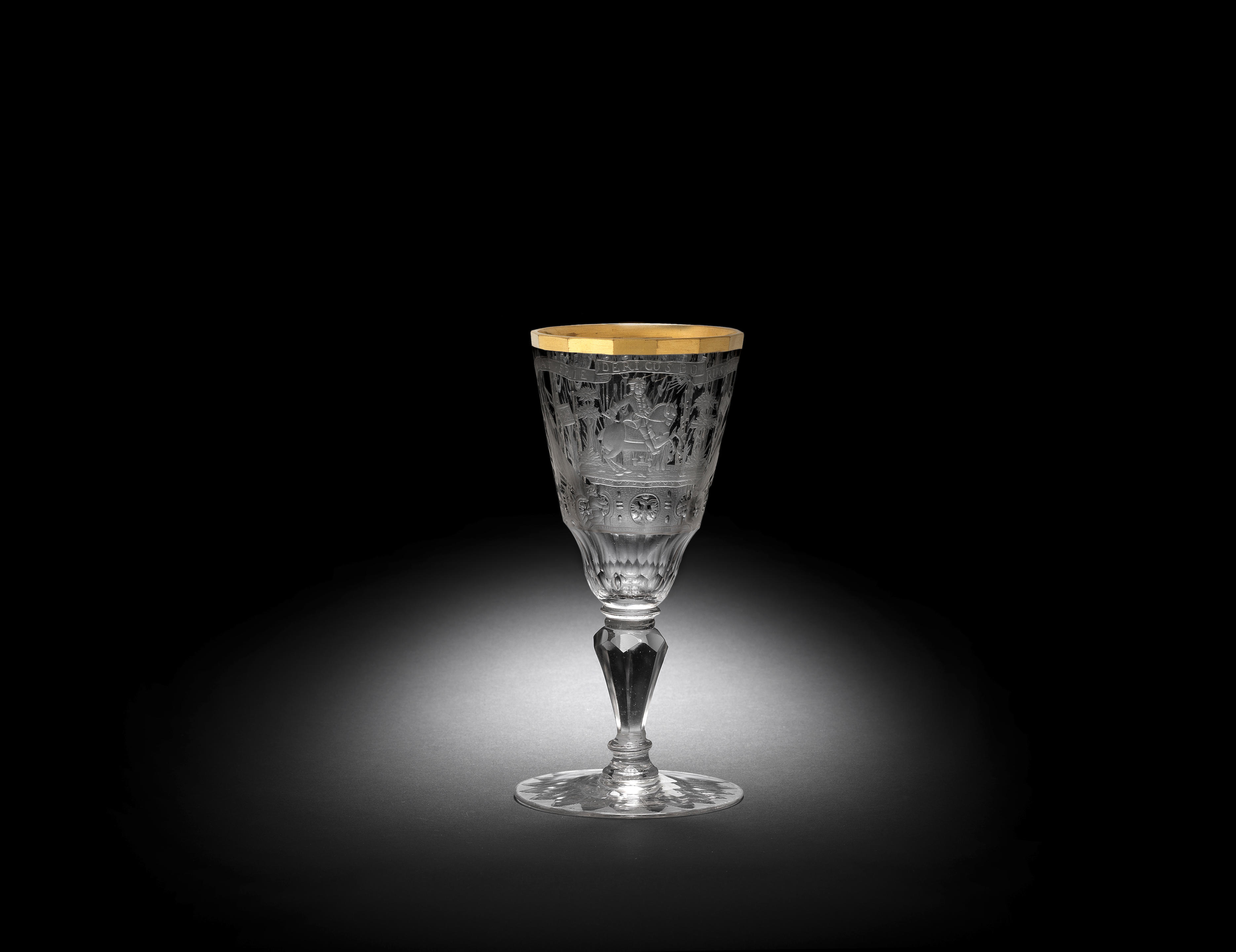 Bonhams A Silesian Engraved Royal Goblet With A Portrait Of Frederick