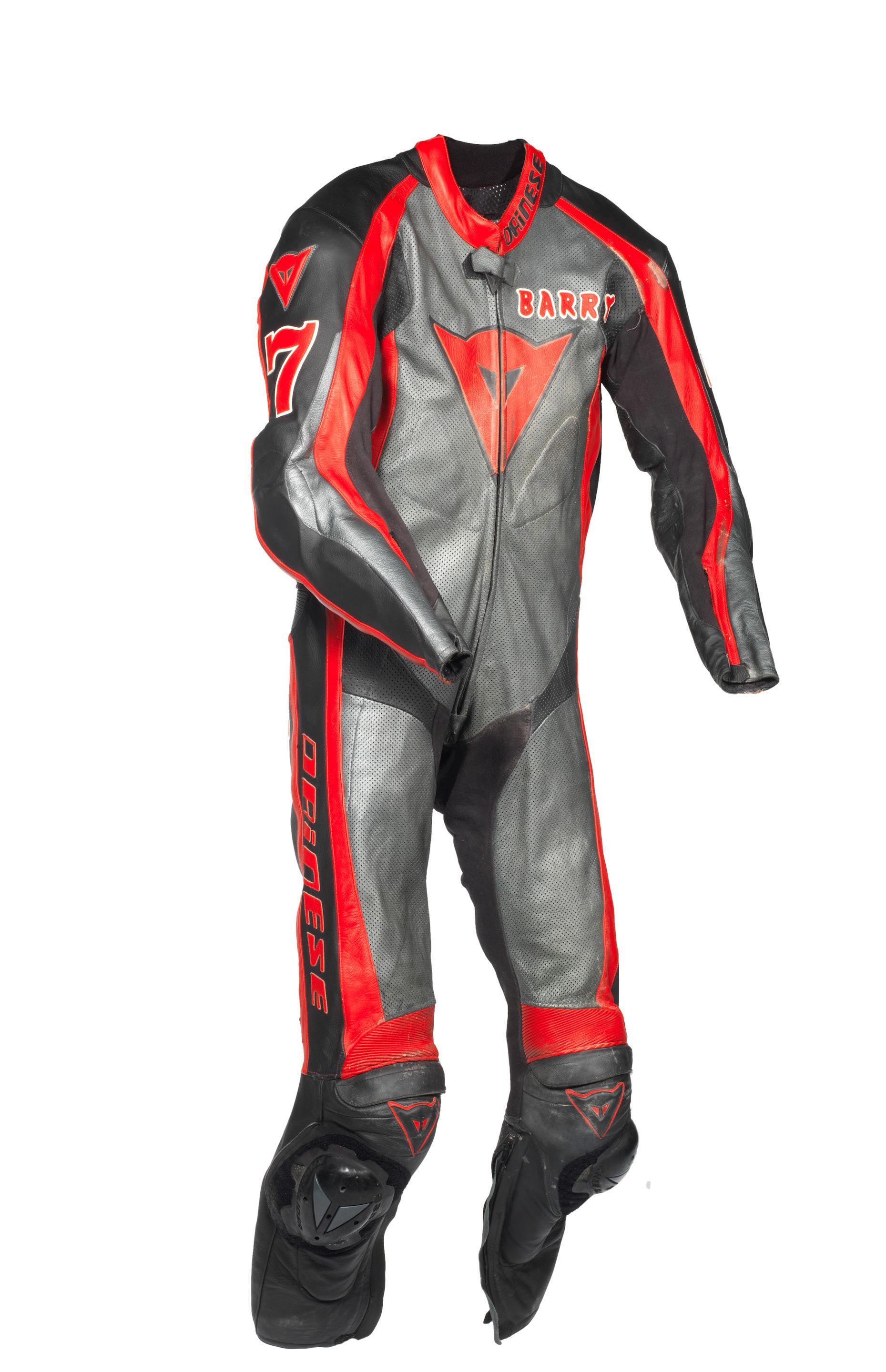 Bonhams Cars : A set of Barry Sheene Dainese race leathers, late 1990s,