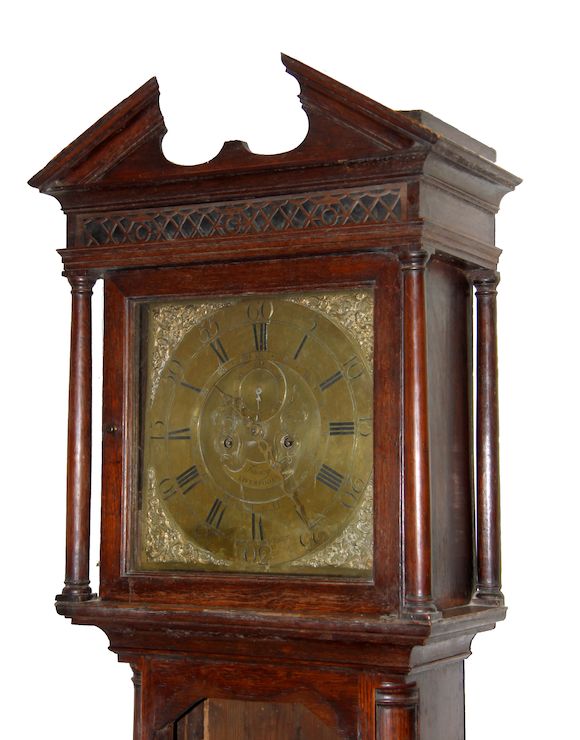 Bonhams : An 18th Century oak longcase clock Finney, Liverpool
