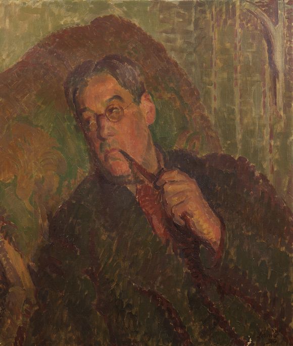 Bonhams : Henry Lamb (British, 1883-1960) Portrait of Oliver Strachey ...