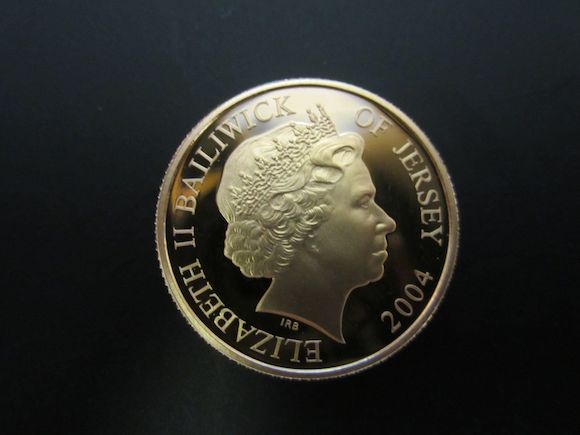 Bonhams : Jersey, £25 Gold Coin, 2004, HMS Victory, with original case ...