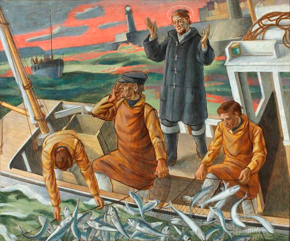 Bonhams : James Walker Tucker (British, 1898-1972) 'Peter Calls for Help'