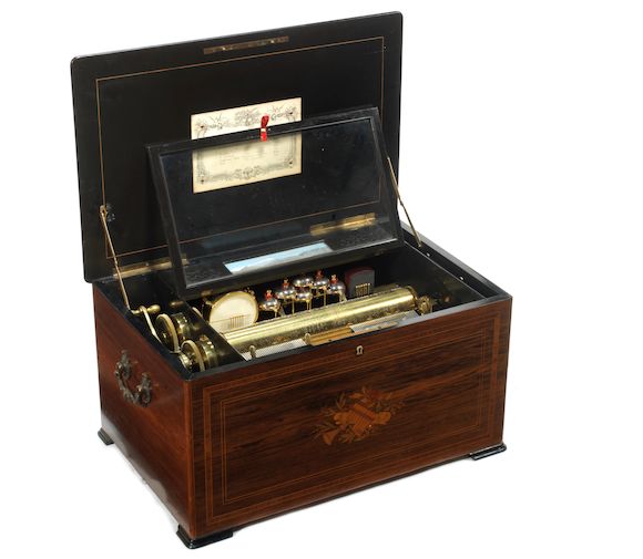 Bonhams : A fine orchestralle cylinder music box, Swiss, circa 1880,