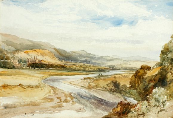 Bonhams : William Callow, RWS (British, 1812-1908) Watercolour 'Melrose'
