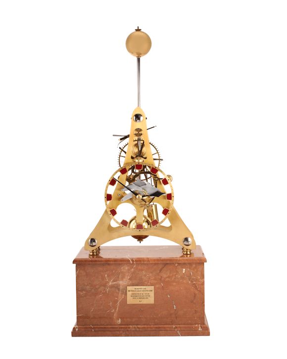 Bonhams : The Dolphin Clock A contemporary skeleton timepiece, billed ...