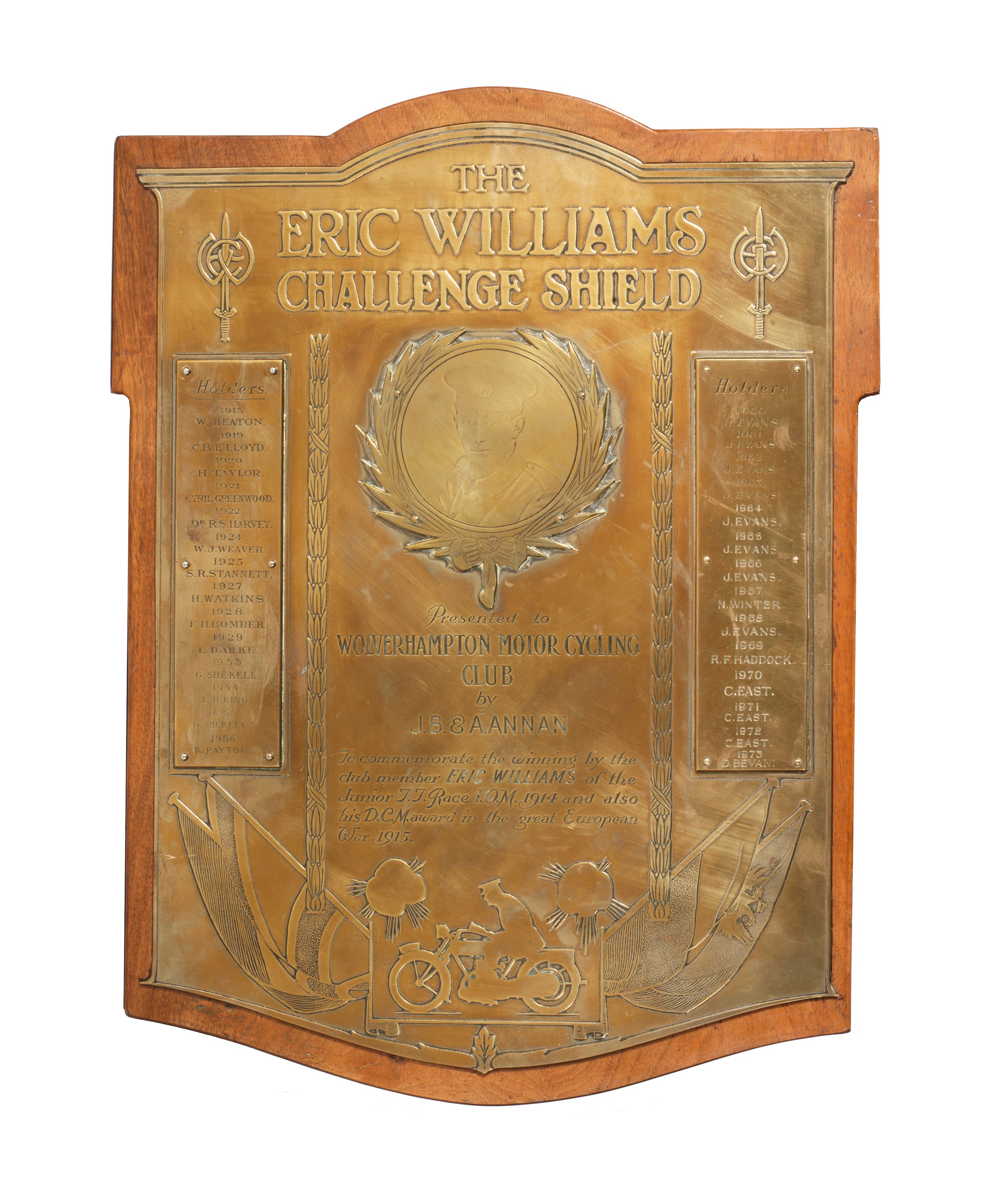 Bonhams Cars : The 'Eric Williams Challenge Shield', presented to the ...
