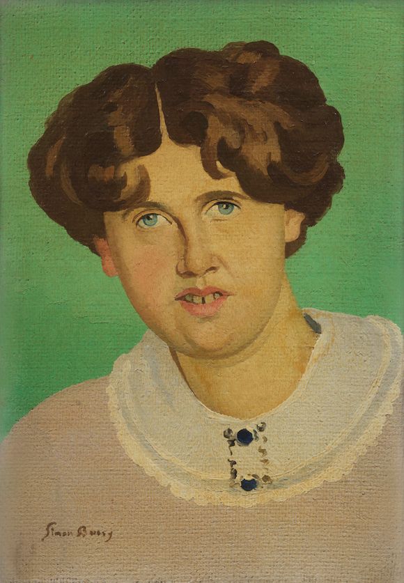 Bonhams : Simon Albert Bussy (British, 1869-1954) Portrait of Ray Strachey