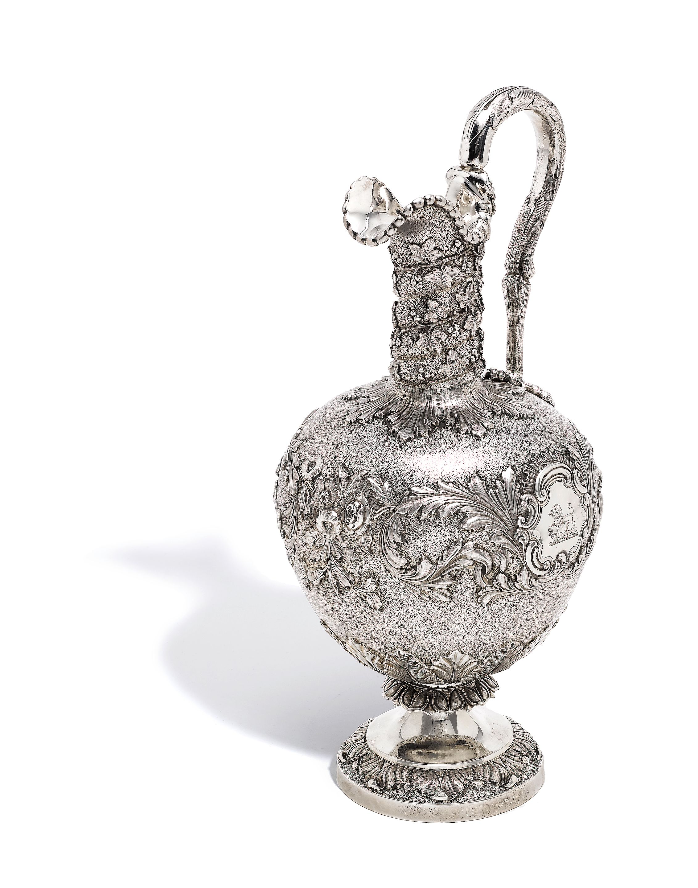 Bonhams : A William IV silver pitcher by Robert Hennell London 1833,