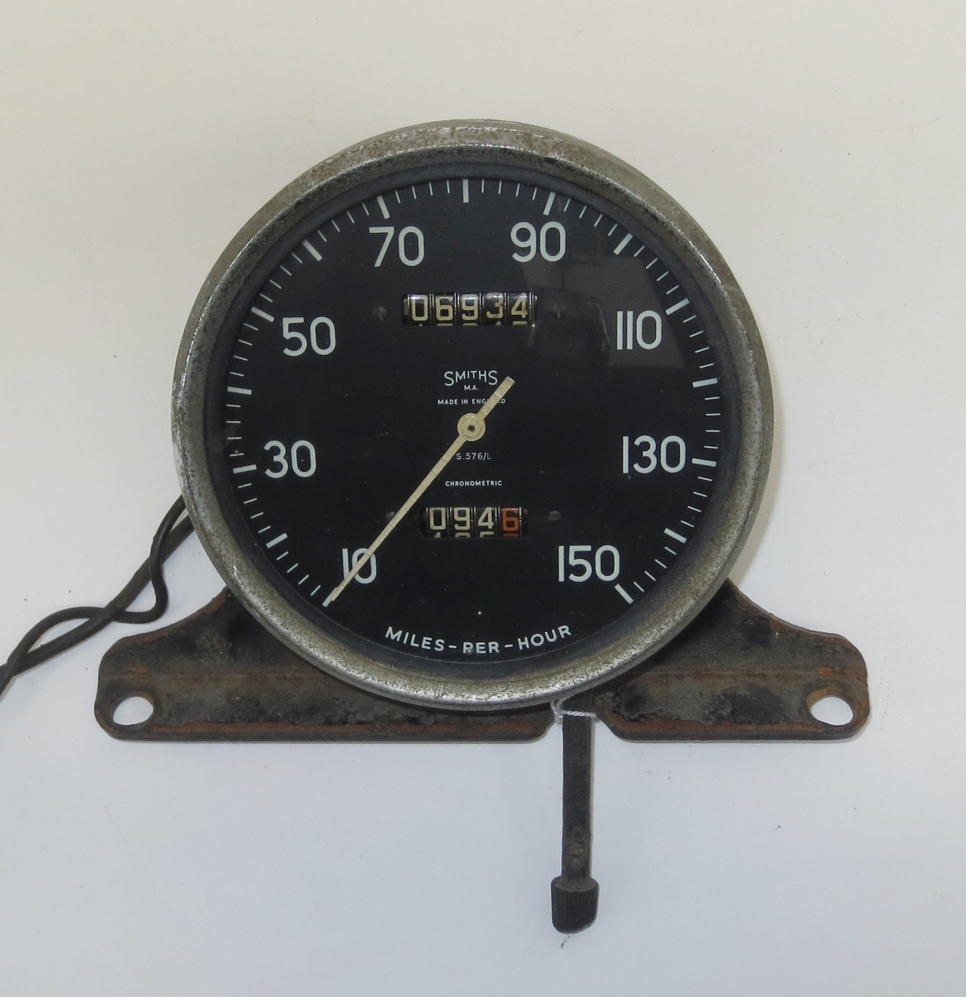 Bonhams Cars : An original Vincent Black Shadow 150mph speedometer, by ...
