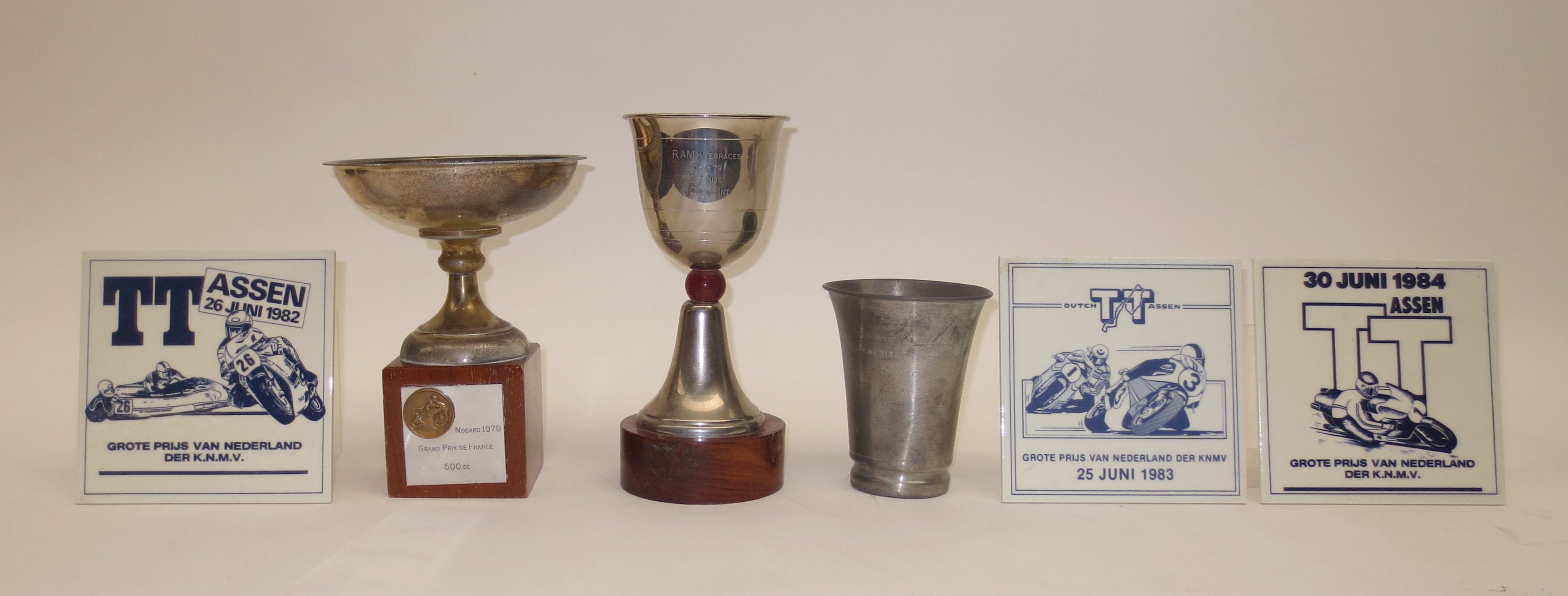 Bonhams Cars : Two European trophies awarded to Barry Sheene,