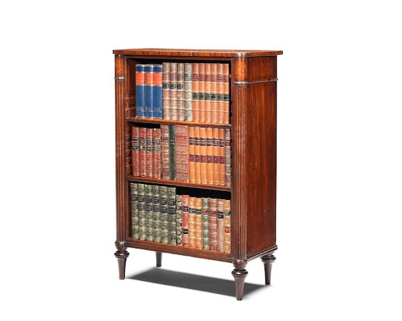 Bonhams : A small Regency mahogany open bookcase