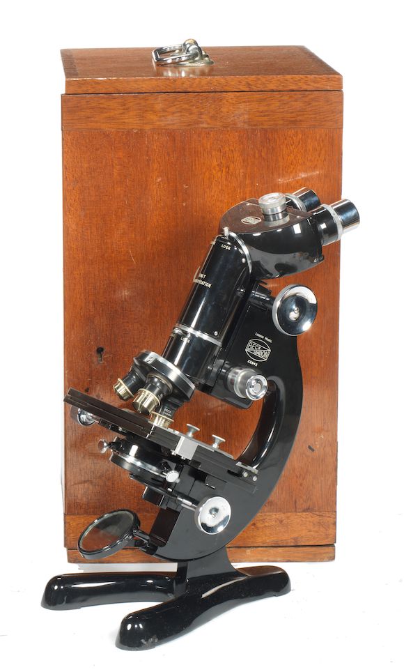 Bonhams : A Beck compound binocular microscope, English, 20th century,