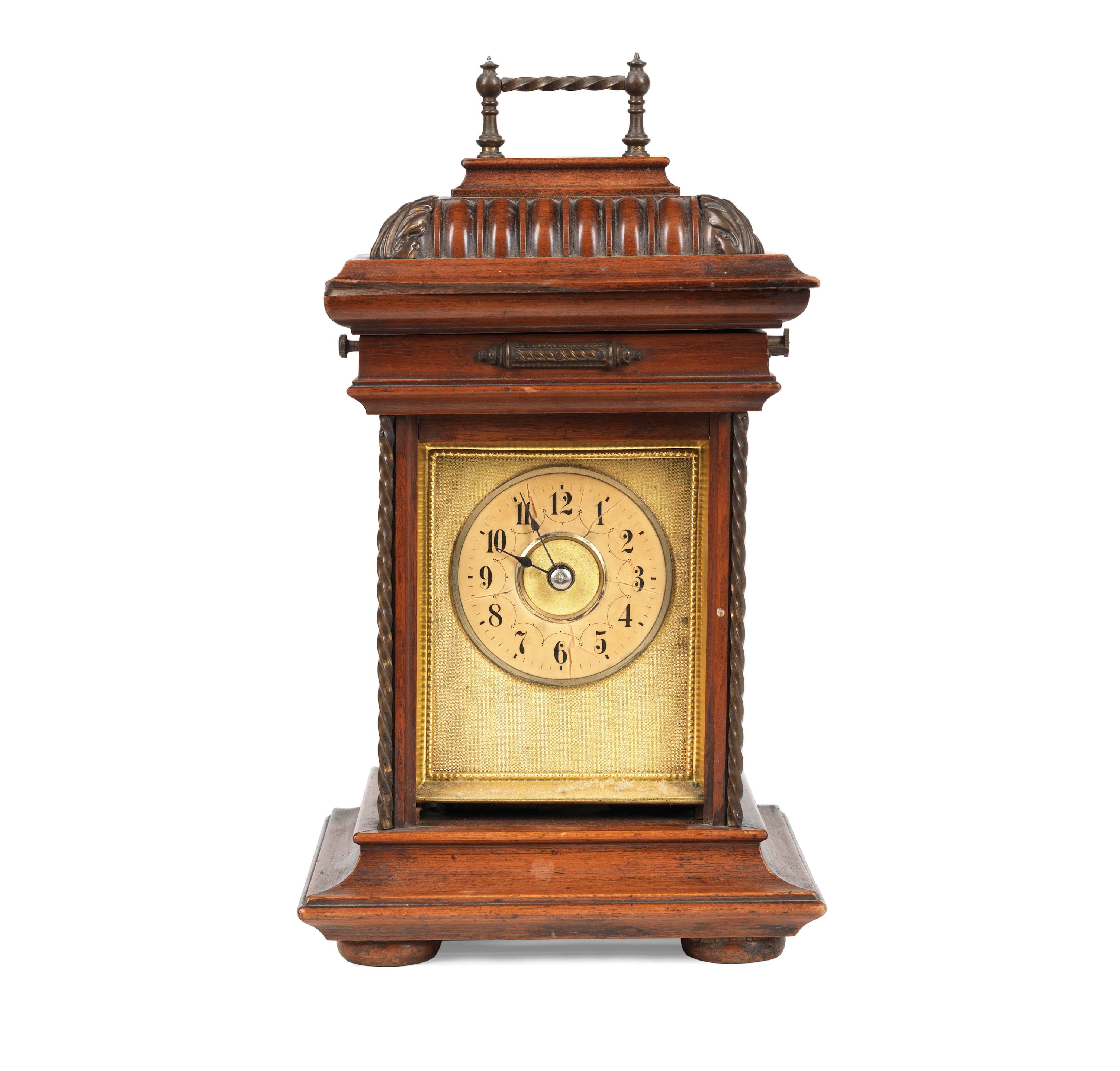 Bonhams : A Symphonion musical mantel clock, German, circa 1905,