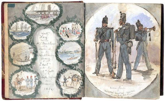 Bonhams : CRIMEAN WAR Journal of Captain William Thomas Markham of the ...