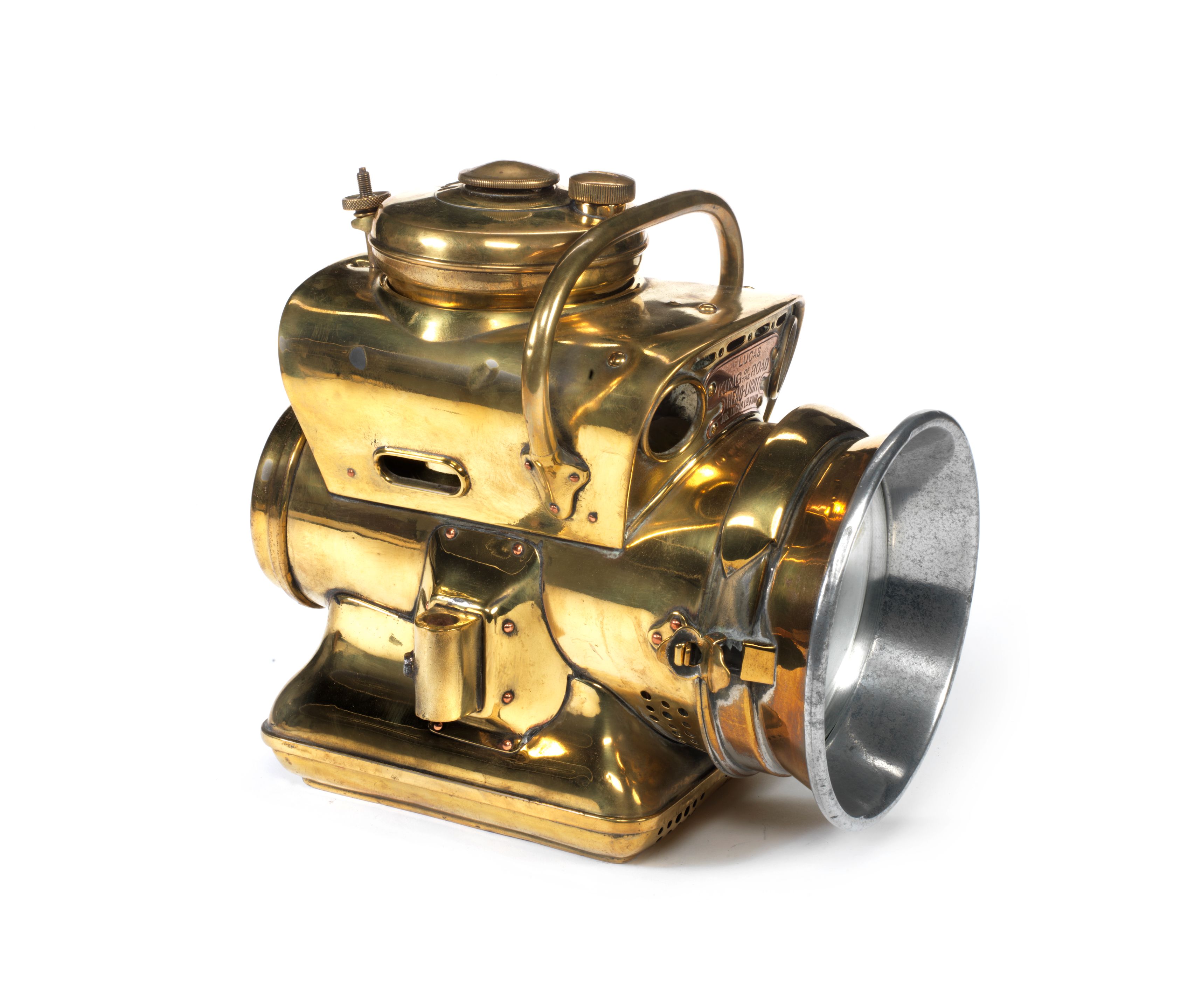 Bonhams Cars : A Lucas self-generating acetylene headlamp,
