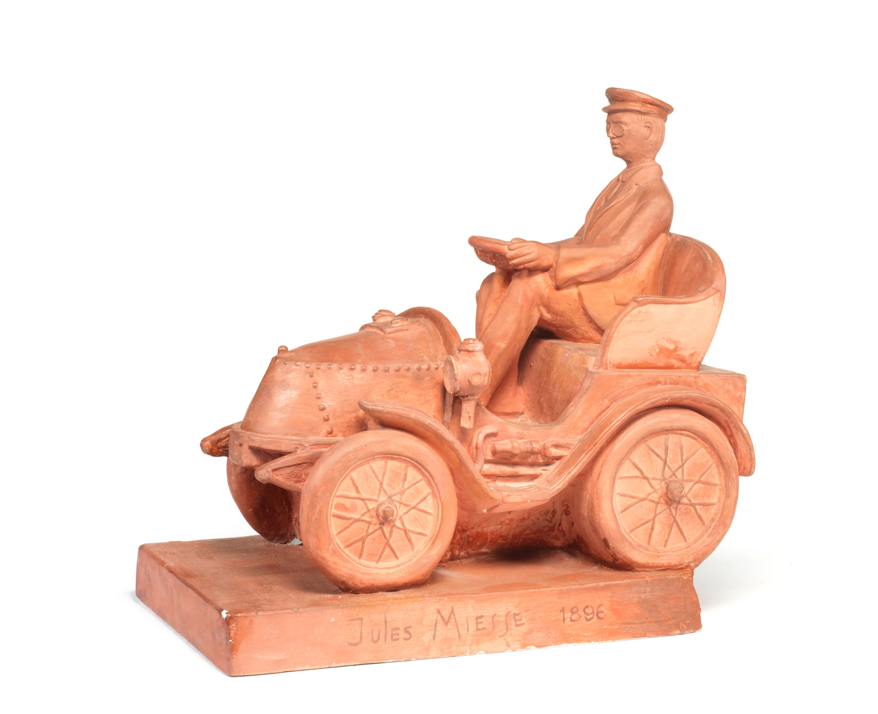 Bonhams Cars : Rare maquette en plâtre de la première voiture à vapeur ...