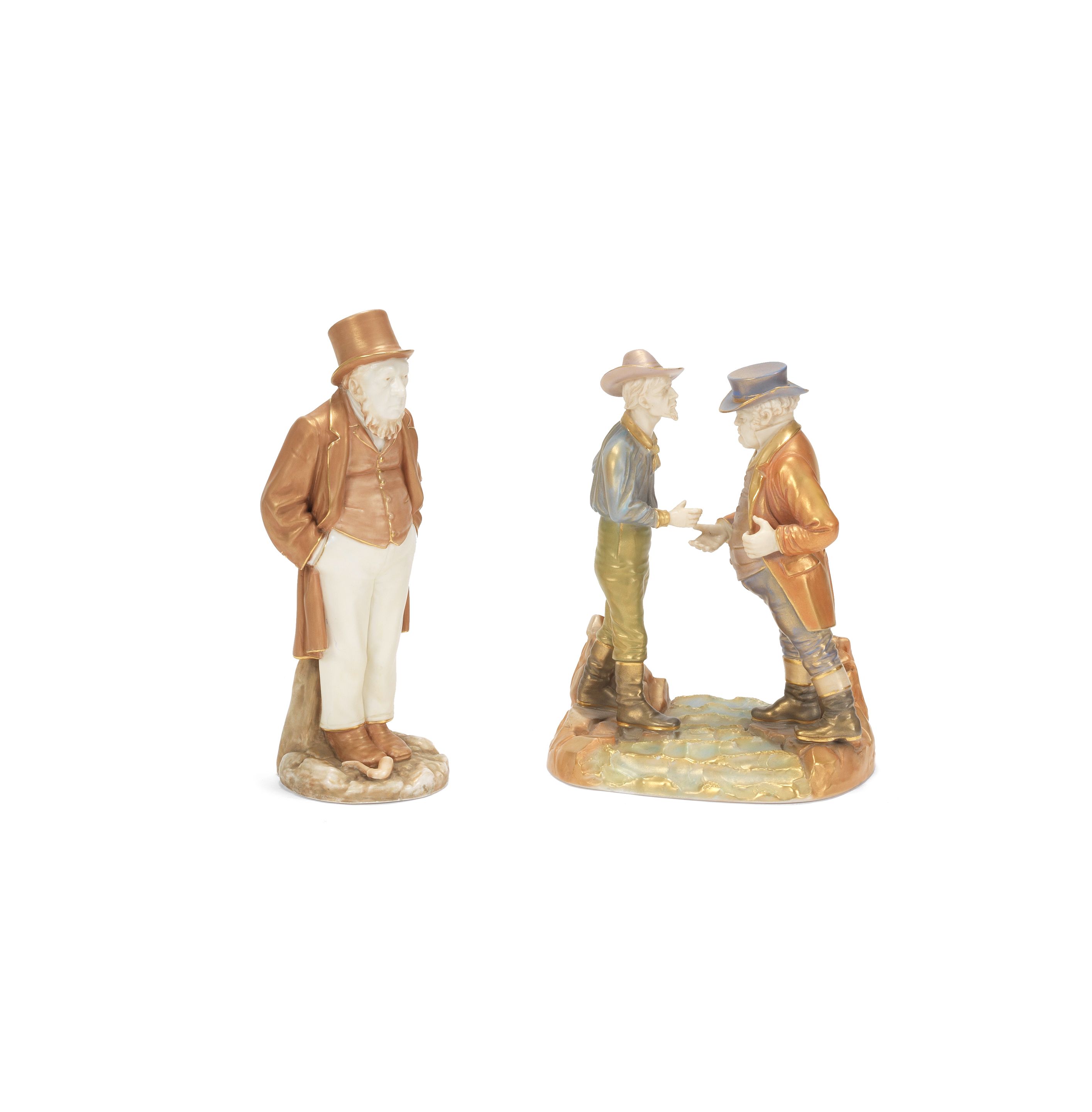 Bonhams : A rare Royal Worcester 'Anglo-American' group and a Hadley's ...