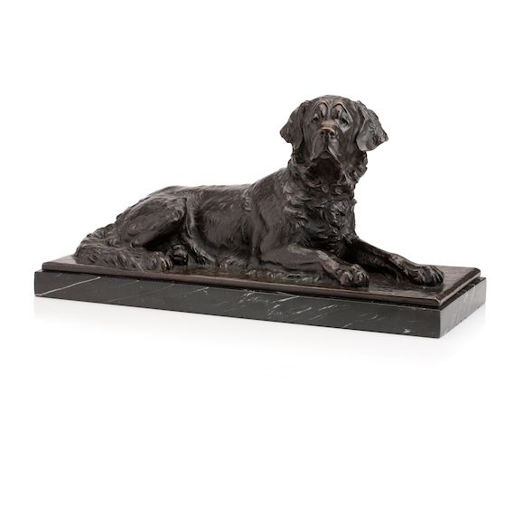 Bonhams : Fritz Diller (German, 20th Century)A bronze model of a St ...