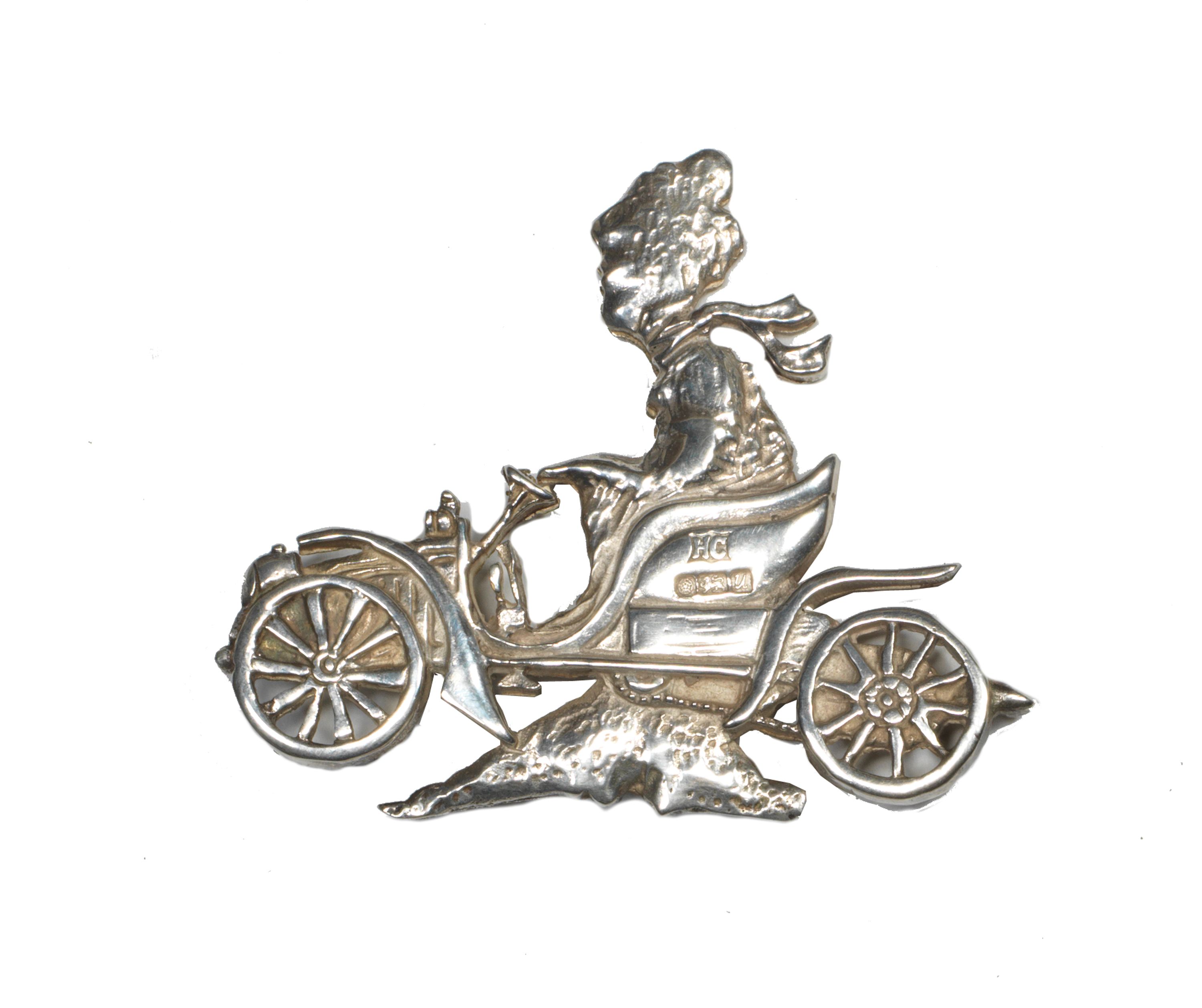 Bonhams Cars : A 'Veteran Motorist' sterling silver lapel badge ...