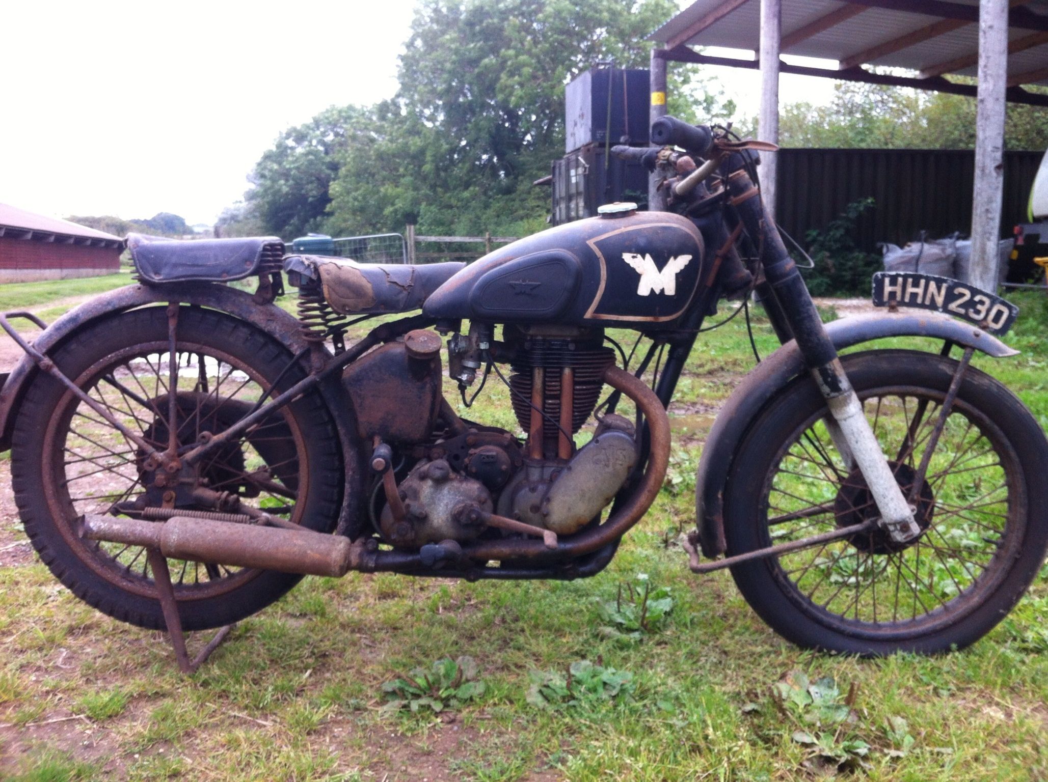 Bonhams Cars : c.1946 Matchless 348cc G3 Project (see text) Frame no. to be advised Engine no ...