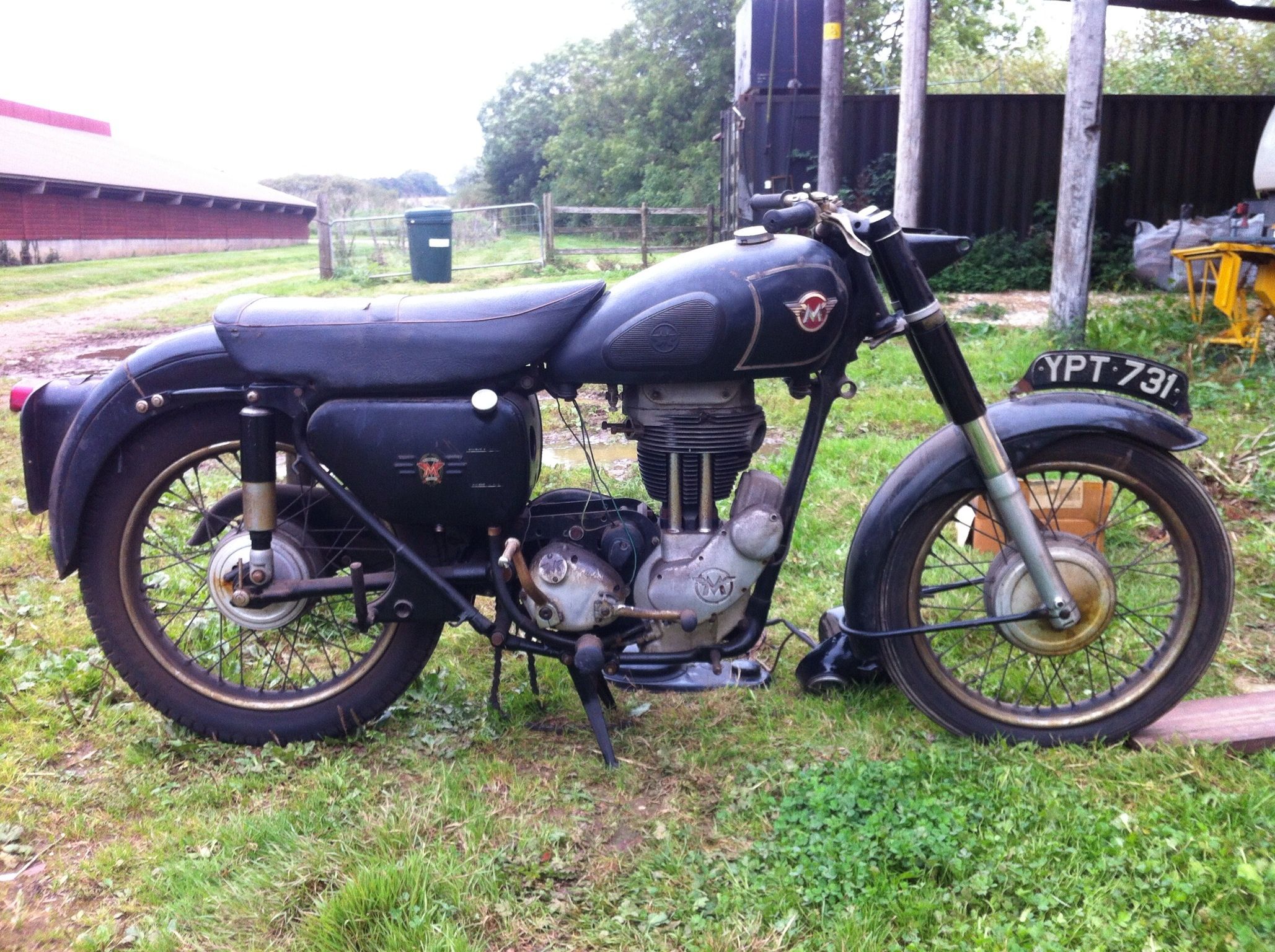 Bonhams Cars : c.1957 Matchless 497cc G80 Project Frame no. to be advised Engine no. 57/G80 131230