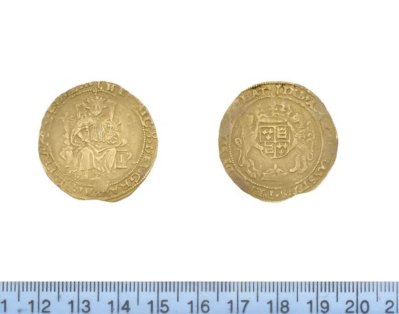 Bonhams : Henry VIII, third coinage, (1544-47), Half-sovereign, 5.55g ...