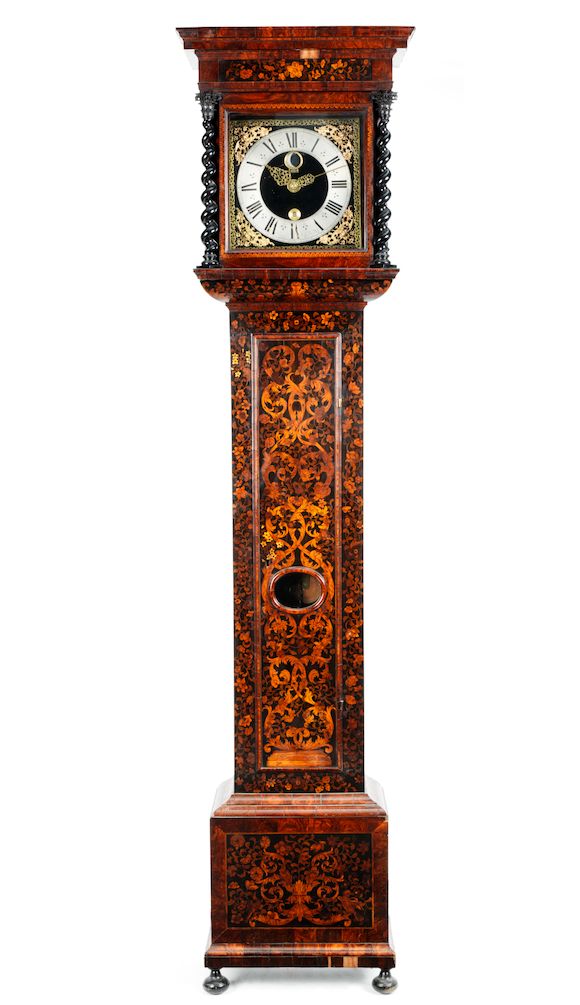 Bonhams : A late 17th century Dutch walnut, laburnum, boxwood and ebony ...