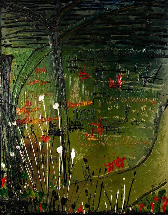 Bonhams : Thanos Tsingos (Greek, 1914-1965) Cannes 162 x 130 cm.