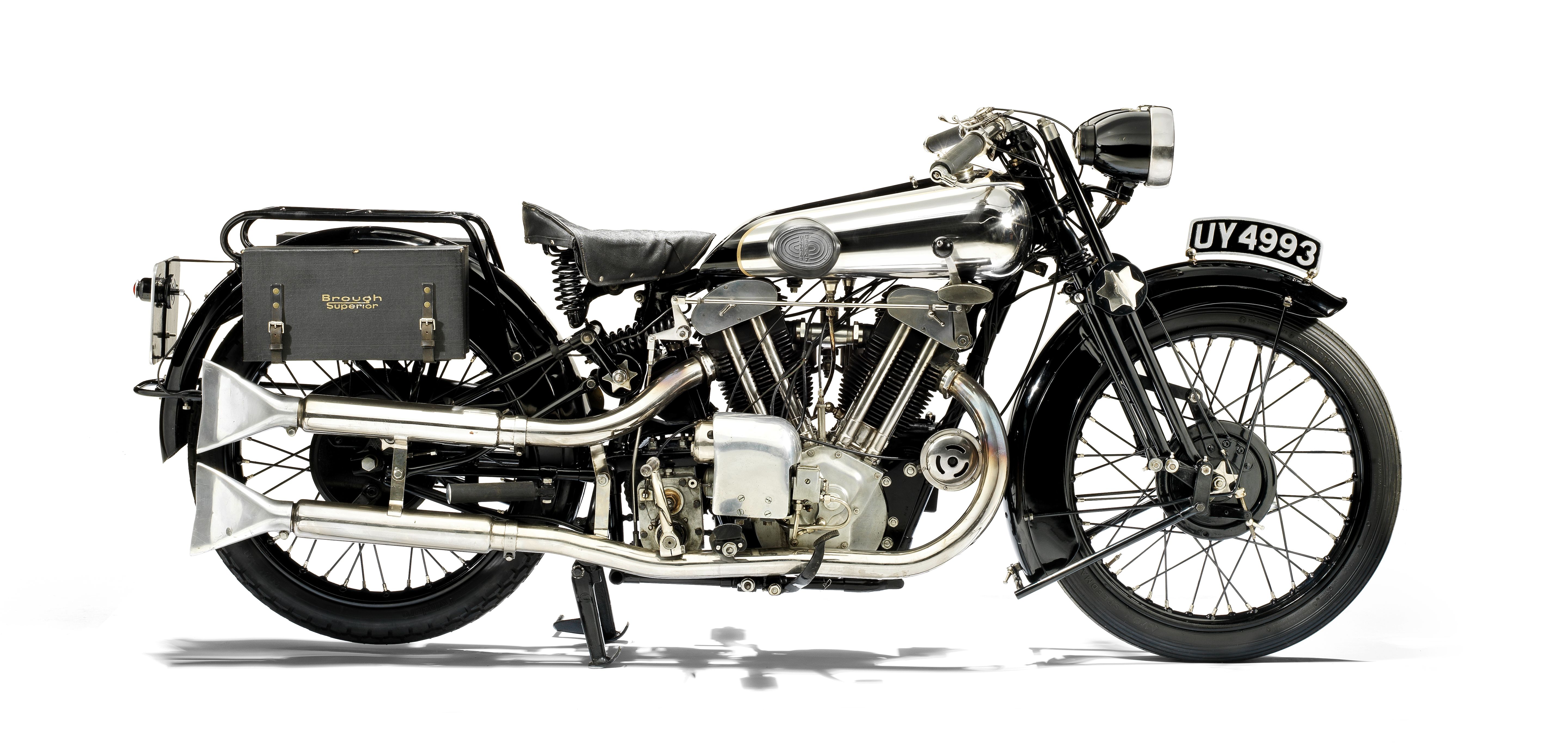 Bonhams Cars : 1929 Brough Superior 986cc SS100 'Alpine Grand Sports' Frame no. S987 Engine no ...