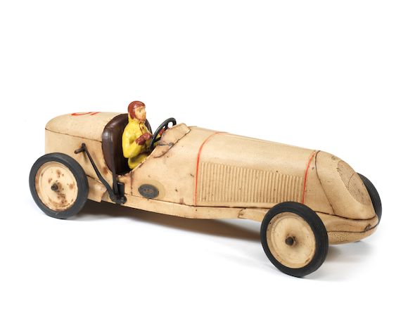 Bonhams : JEP tinplate c/w Racer car, French circa 1930