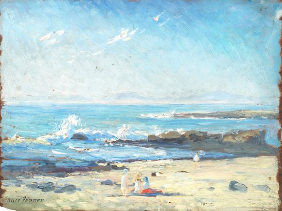 Bonhams : Alice Maud Fanner (British, 1865-1930) 'The Seashore ...