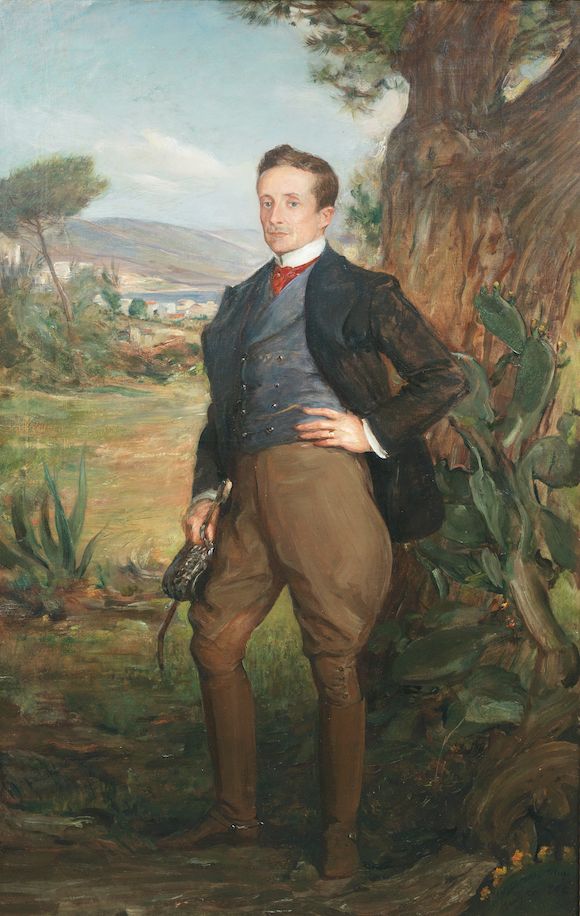 Bonhams : Theodore Blake Wirgman (British, 1848-1925) Portrait of a ...