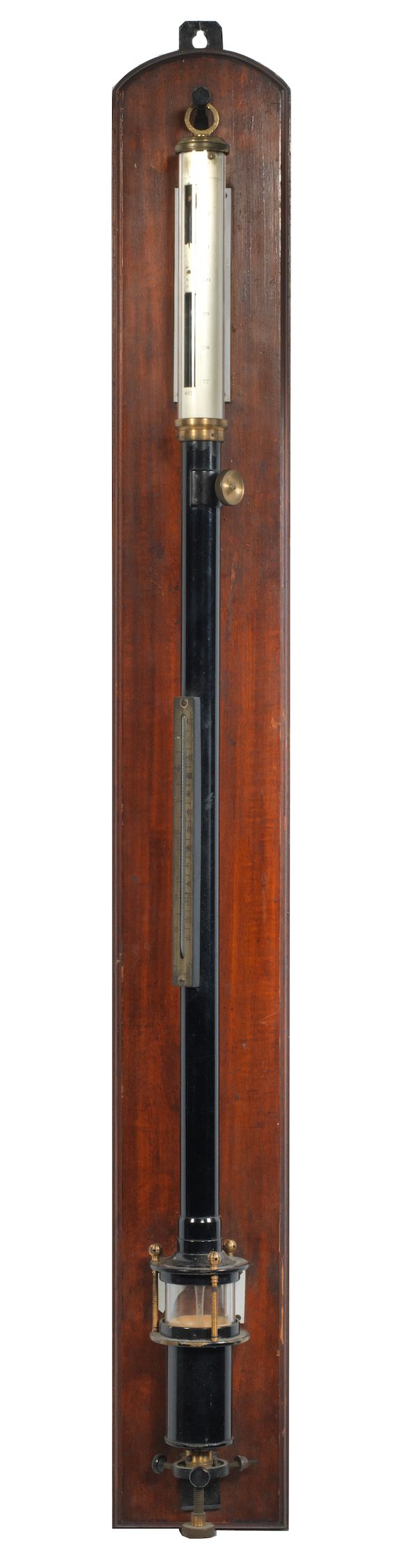 Bonhams : A large bore stick barometer, English, 20th century,