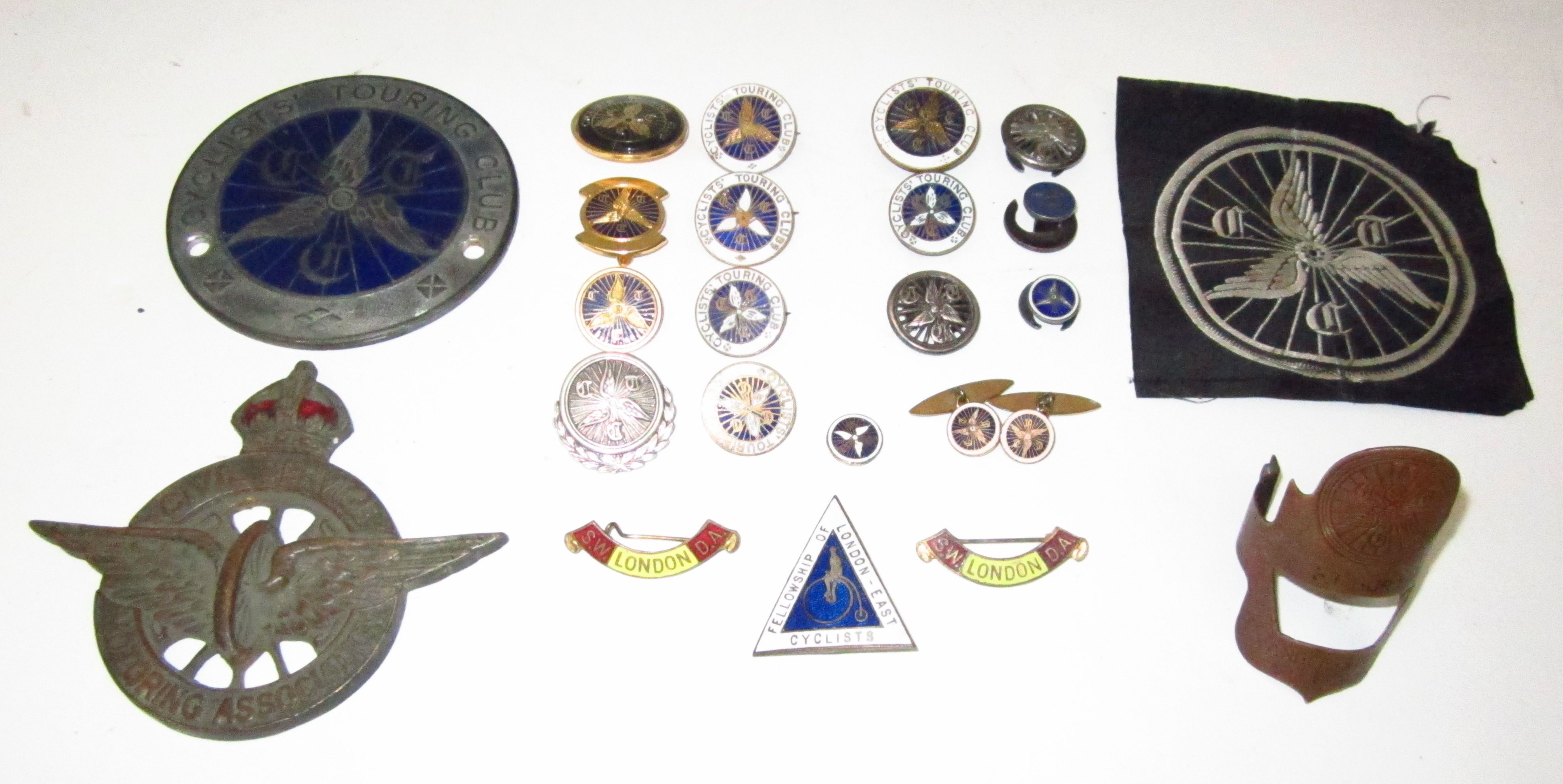 Bonhams Cars : A good collection of Cyclists' Touring Club (CTC) badges ...