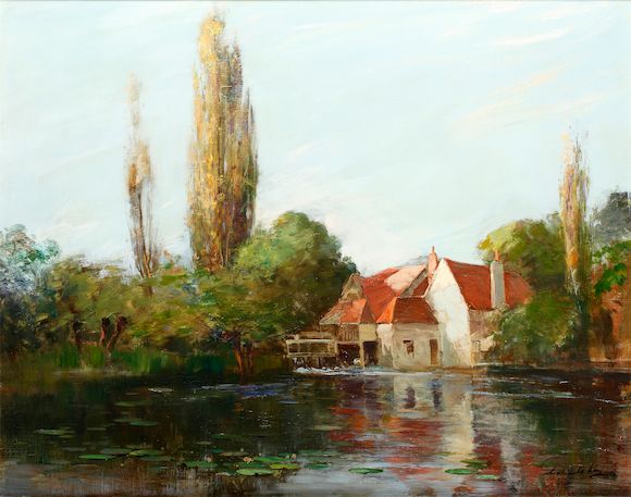 Bonhams : Archibald Kay, RSA RSW (British, 1860-1935) Iffley Mill, on ...