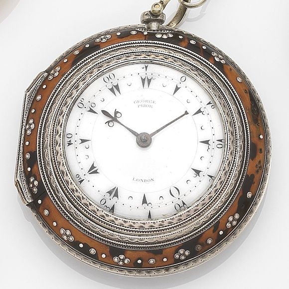 Bonhams : George Prior, London. A silver triple cased key wind pocket ...