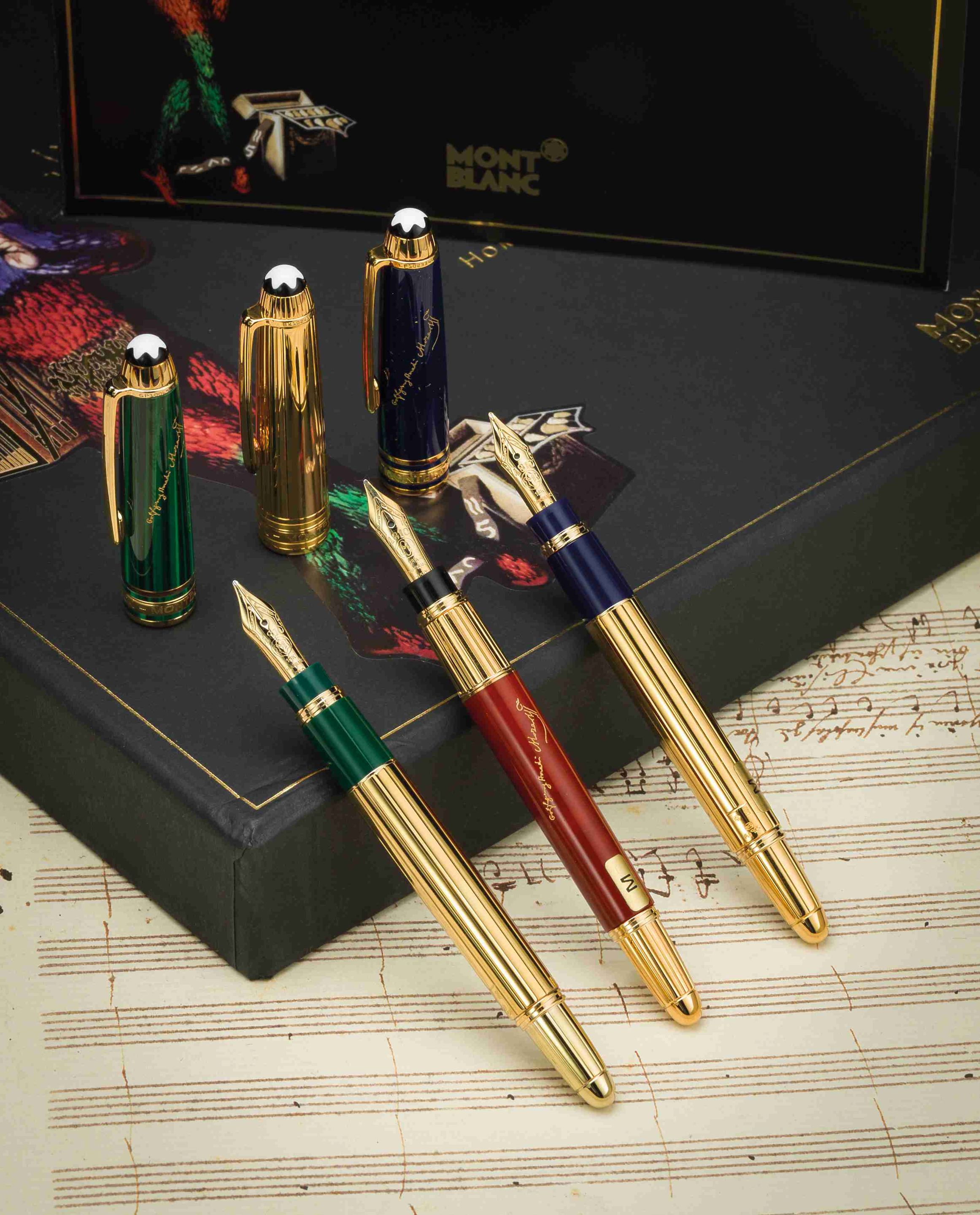 Bonhams : Montblanc. A fine limited Special Edition 2006 Mozart three ...