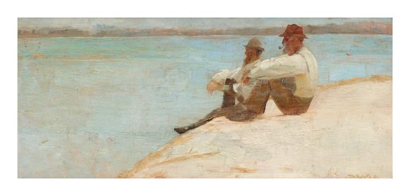 Bonhams : Tom Roberts (1856-1931) On the Beach, Port Macquarie, 1896