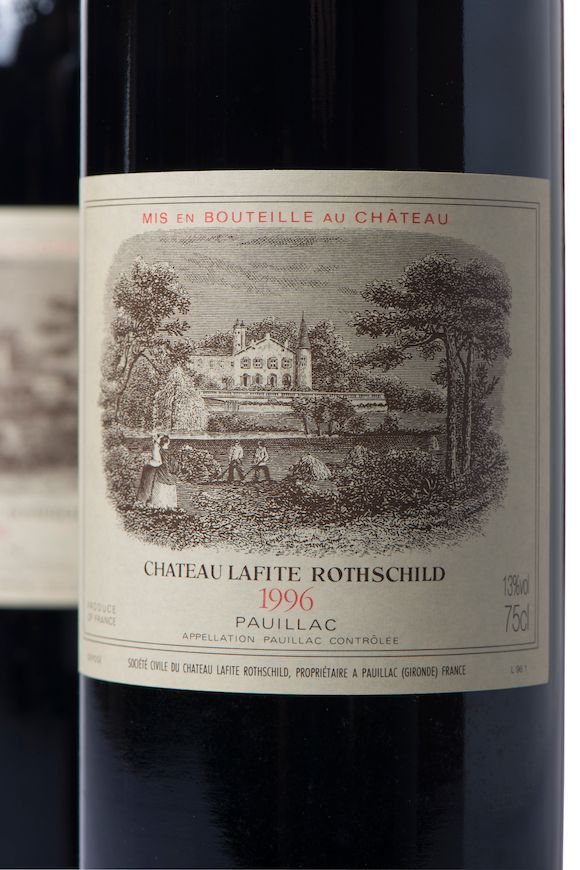 Bonhams : Château Lafite Rothschild 1996 (12)