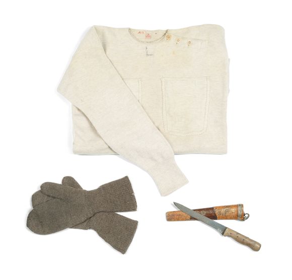 Bonhams : LEVICK (GEORGE MURRAY) A wooden-handled skinning knife ...