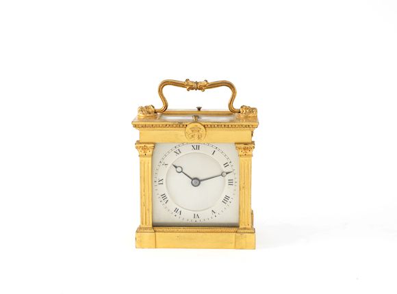 Bonhams : An interesting mid 19th century French gilt brass carriage ...