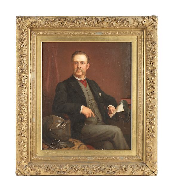 Bonhams : A Portrait Of Edwin J. Brett After E. Gustave Girardot