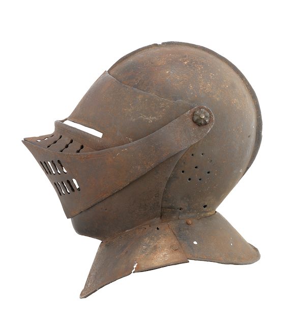 Bonhams : A Composite Close-Helmet From A Funerary Achievement