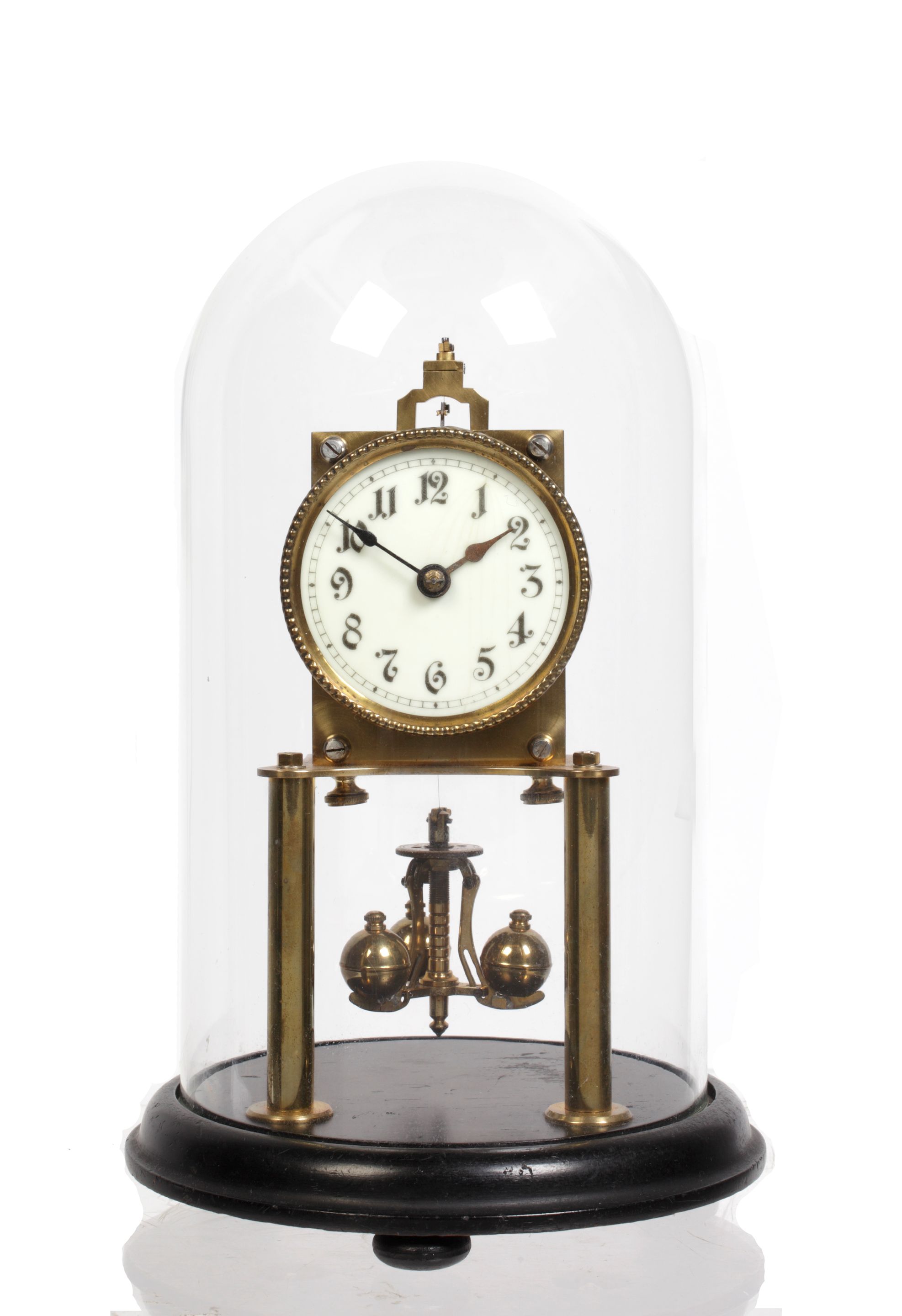 Bonhams : A brass 400 day clock